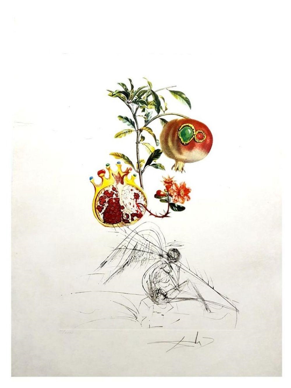 Salvador Dalí | Flordali - Grenade et l'Ange (1969) | MutualArt