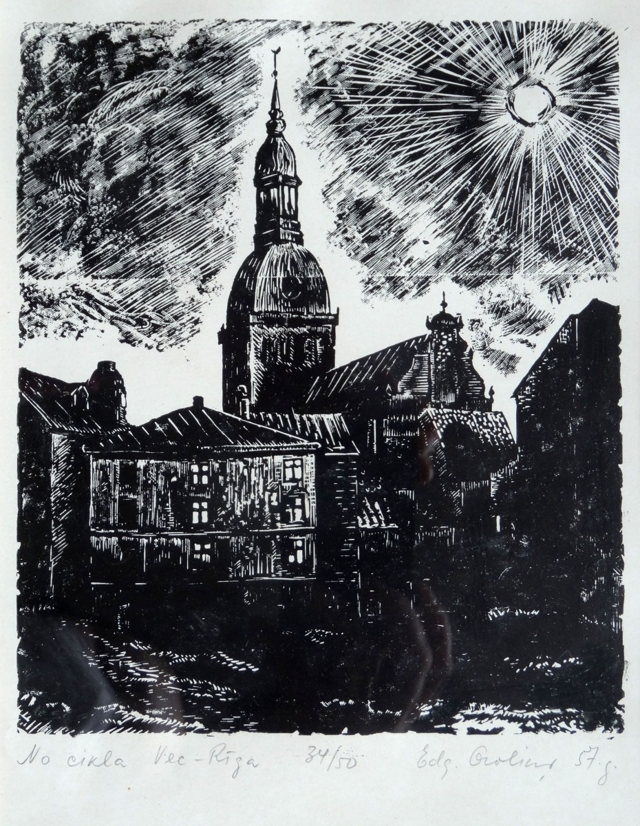 Edgars Ozoliņš | From the cycle Old Riga | MutualArt