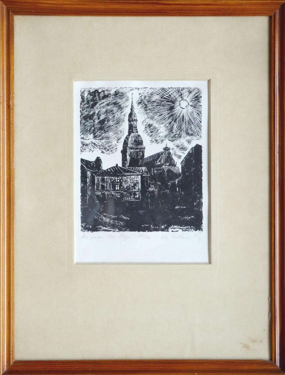 Edgars Ozoliņš | From the cycle Old Riga | MutualArt