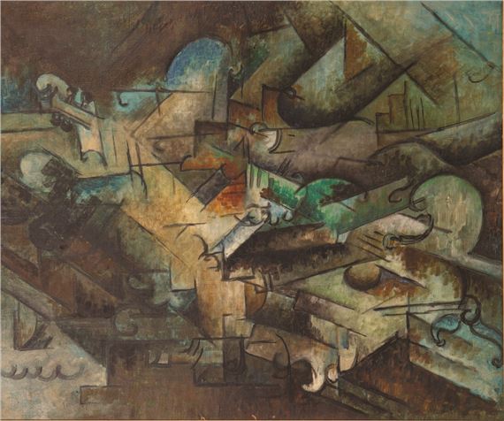 Georges Braque | Composition cubiste, d'après Georges Braque | MutualArt