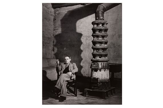 Brassaï | PORTRAIT OF PABLO PICASSO WITH STOVE (1939) | MutualArt