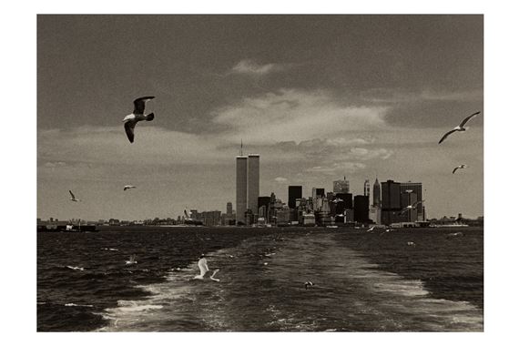 George Forss | NEW YORK HARBOR (WITH TWIN TOWERS) (1979) | MutualArt