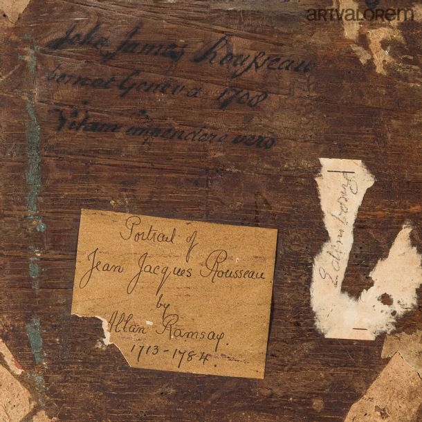 Allan Ramsay | Portrait of Jean-Jacques Rousseau | MutualArt