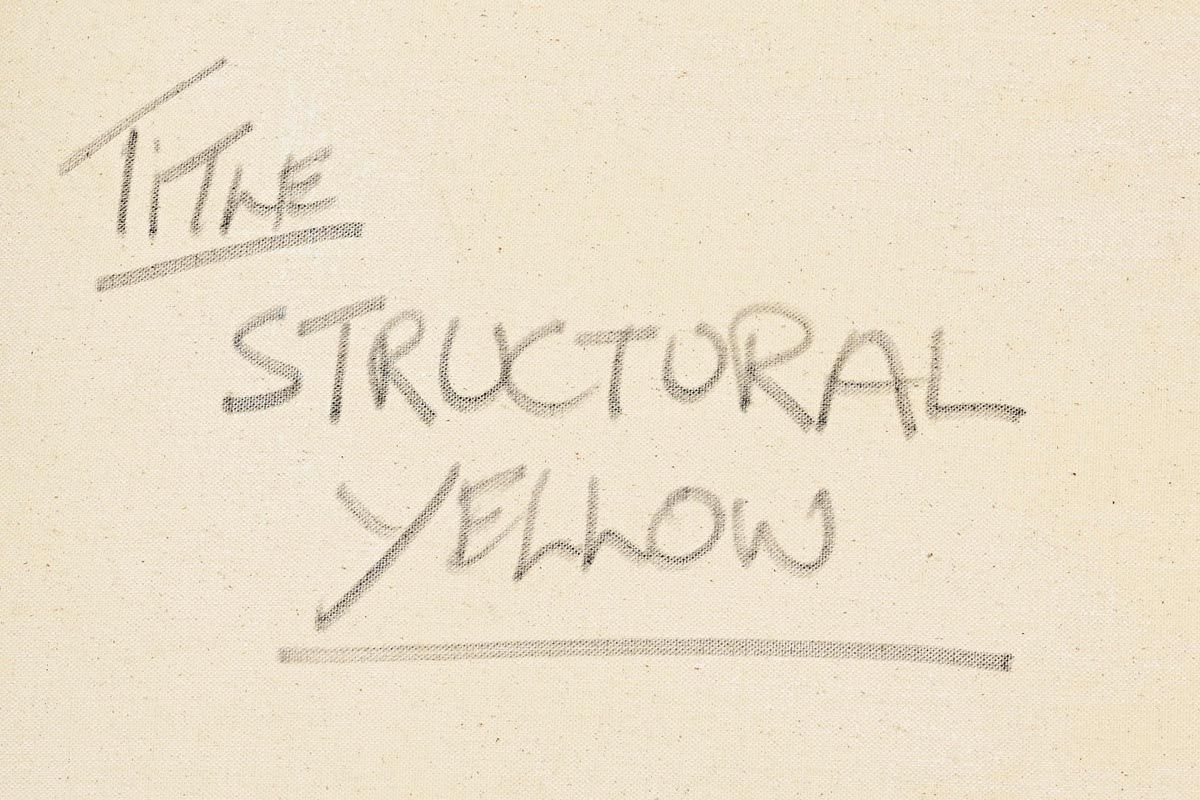 Francis Tansey | Structural Yellow (1987-88) (1987 - 1988) | MutualArt