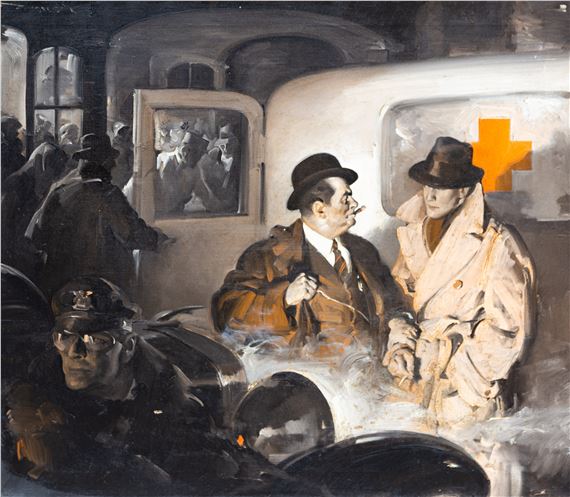 Haddon H. Sundblom | Detective on Scene | MutualArt