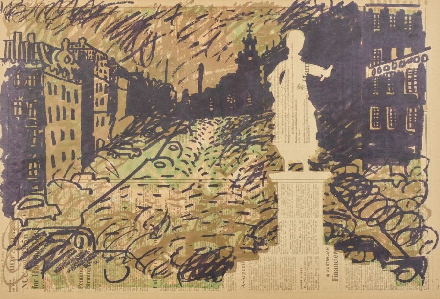 Stig Claesson | dated -81. Litograph in colors | MutualArt