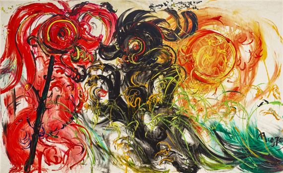 Affandi | Scarecrows (1970) | MutualArt