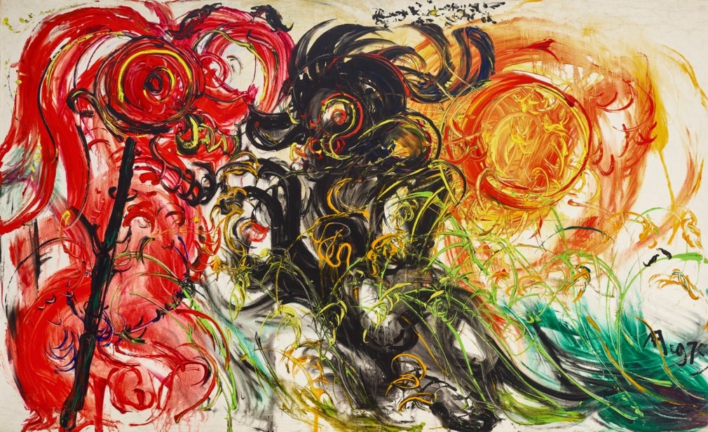 Affandi | Scarecrows (1970) | MutualArt