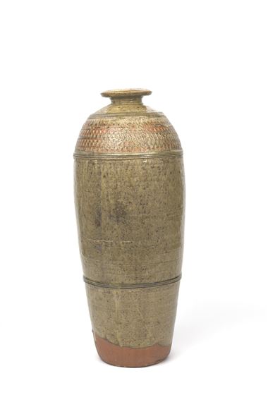 Richard Batterham | A tall two-piece bottle with chatter bands (1970s ...