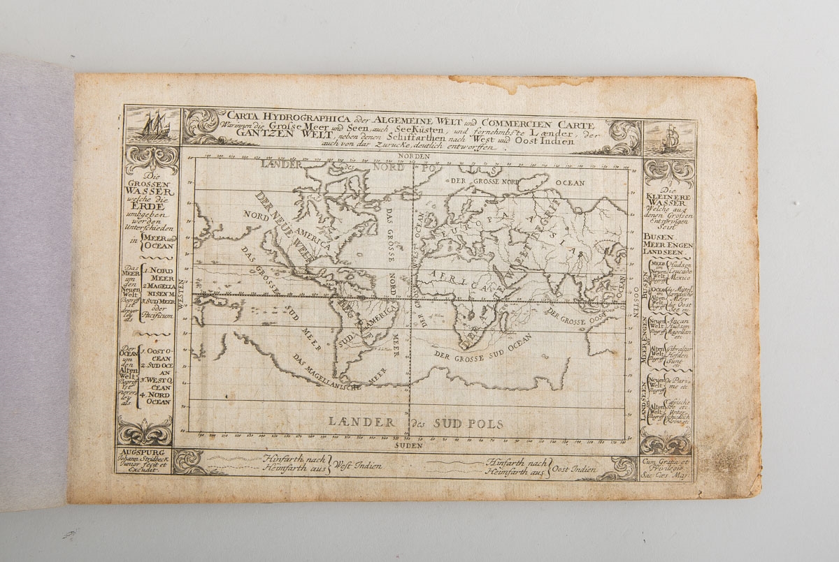 Johann Stridbeck | Carta Hydrographica oder Algemeine Welt- und ...