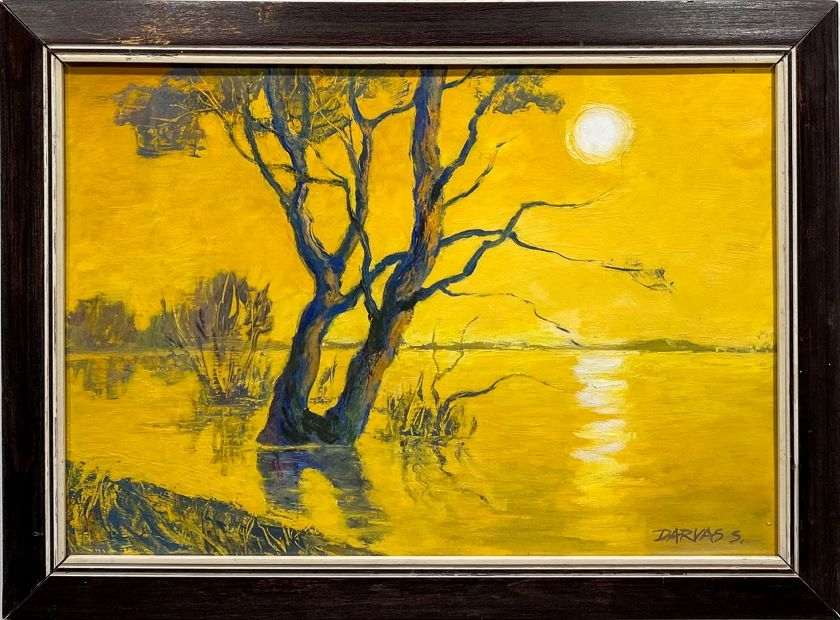 Sándor Darvas | “Táj sárgában” | MutualArt