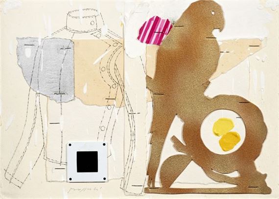 Concetto Pozzati | Due figure, 1981 (1981) | MutualArt