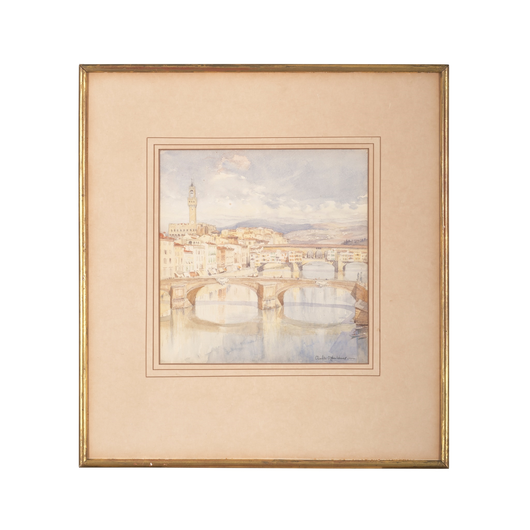 Charles Oppenheimer | FLORENCE FROM THE ARNO | MutualArt