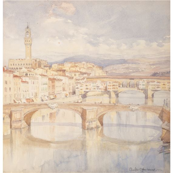 Charles Oppenheimer | FLORENCE FROM THE ARNO | MutualArt