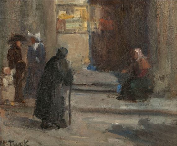 Marie Anne Tuck | Untitled street scene | MutualArt