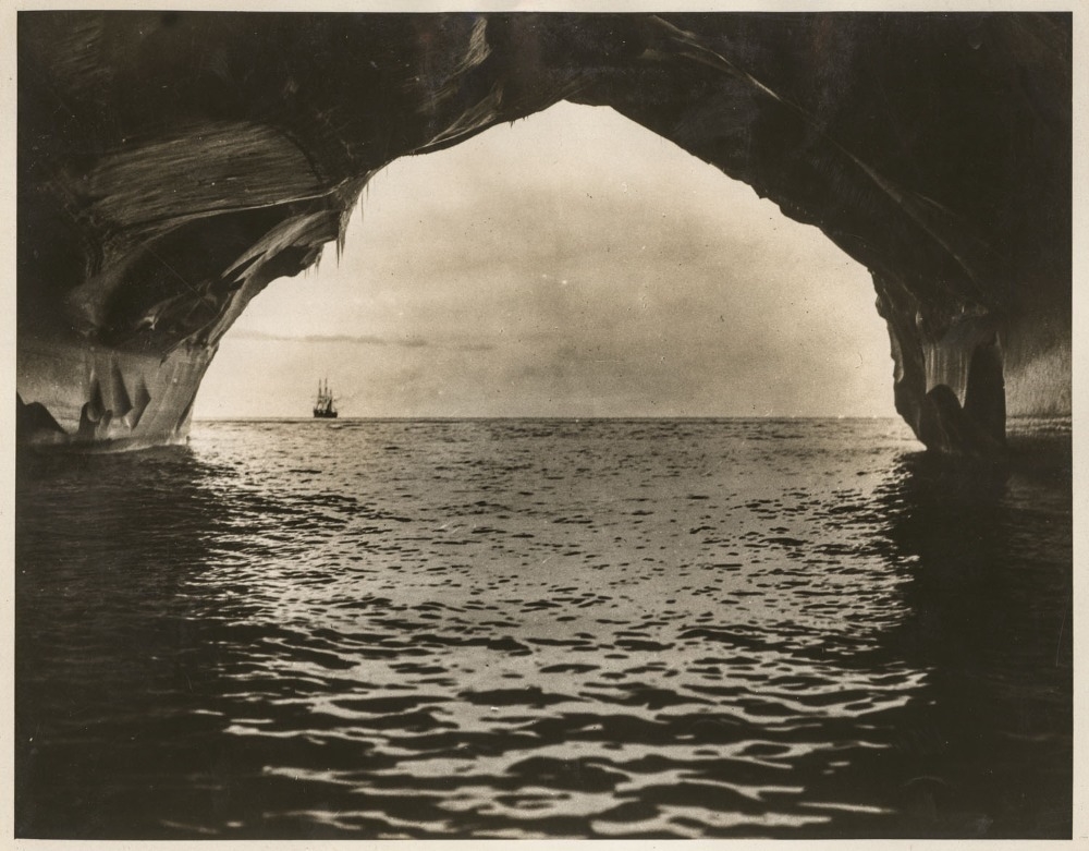 Frank Hurley | Portal in an Iceberg (1931) | MutualArt