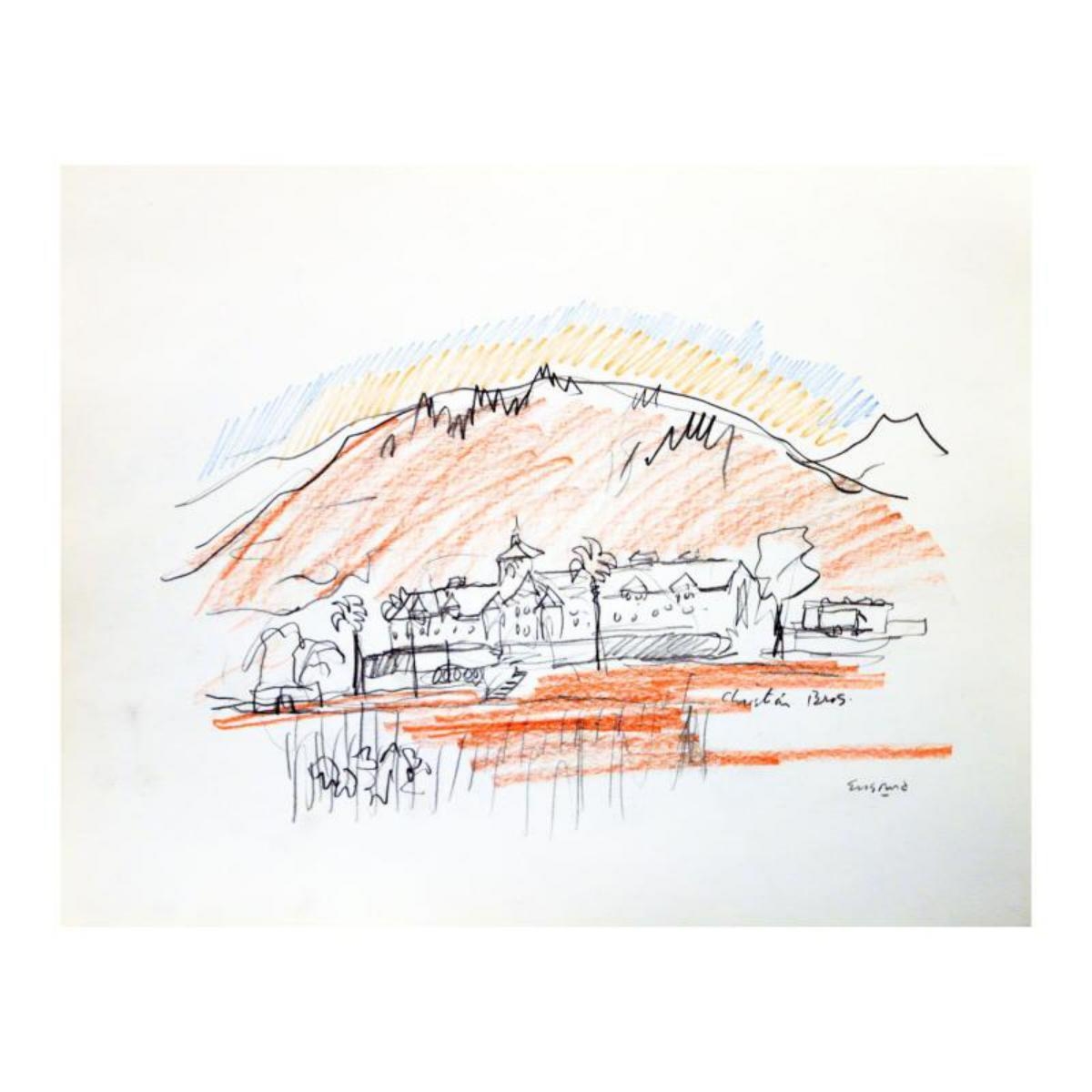 Wayne Ensrud | View of Christian Brothers Winery, Napa Valley | MutualArt