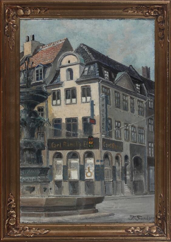 Frands Frandsen | View over Højbro Plads the 1st of January (1934 ...