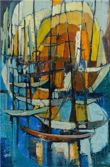 Christina Aletta Botha | Abstract Sailing Boats (2015) | MutualArt