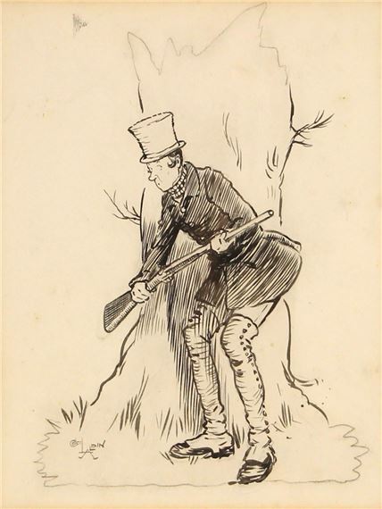 Cecil Aldin | A sketch for an illustration to THE POSTHUMOUS PAPERS OF ...