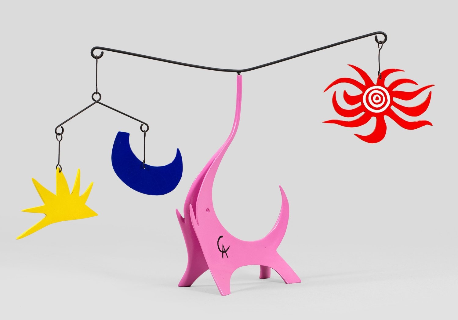 Alexander Calder | Bronze mit farbigem und weißem Acryllack | MutualArt