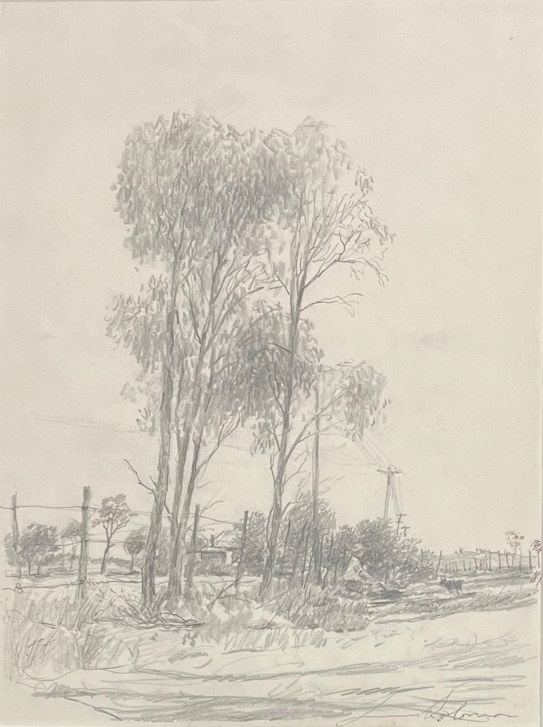 Lance Solomon | The Artist's Son & Dog in a Landscape | MutualArt