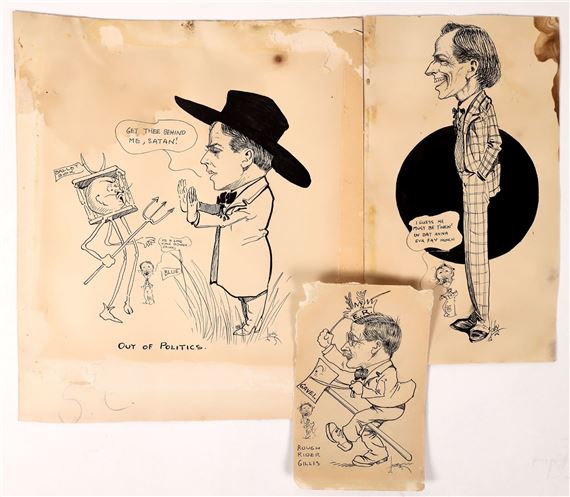 Stuart MacKenzie | Original Art Political Caricatures by Lovey | MutualArt