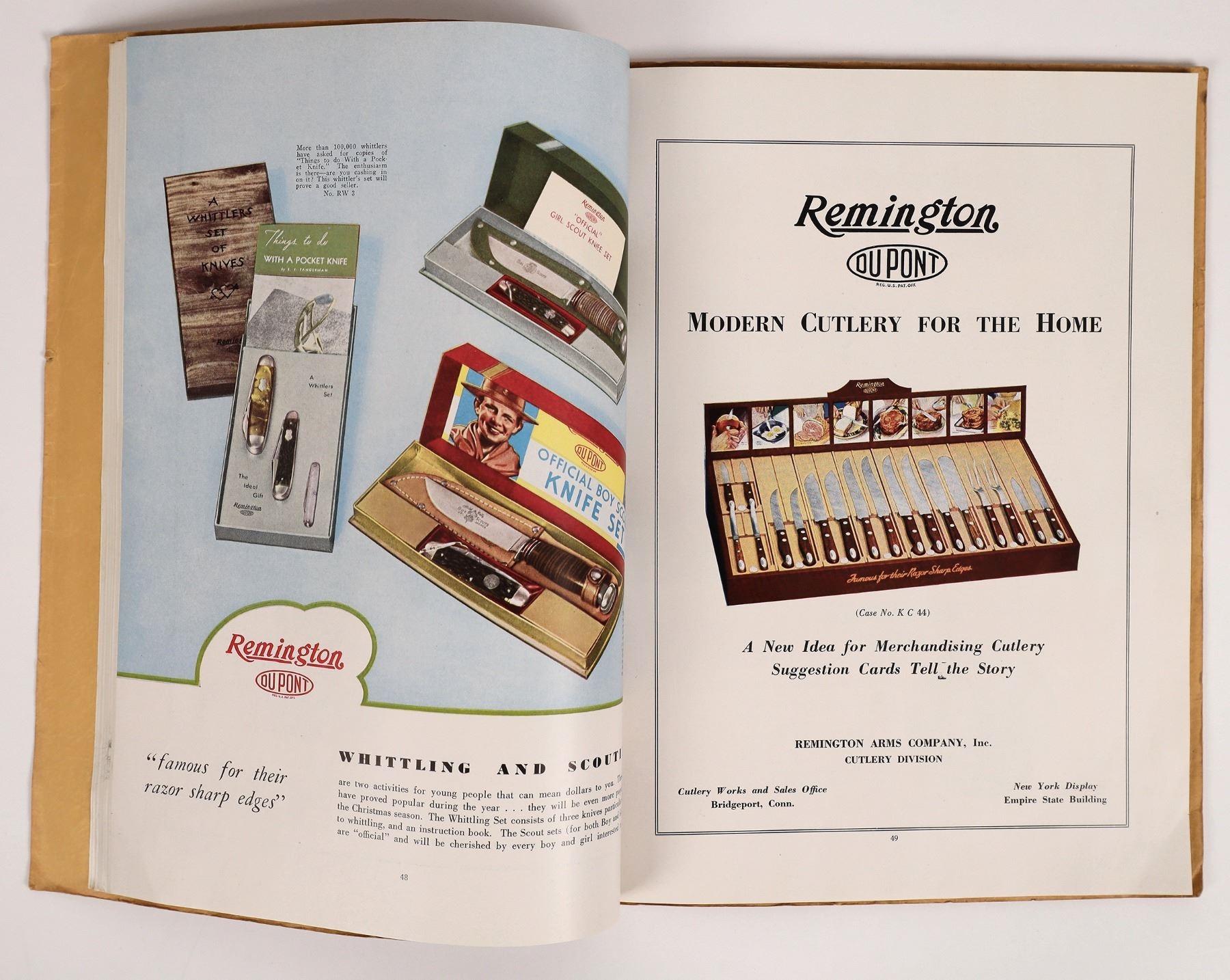 Frederic Remington | Remington Dupont Cutlery Catalog c.1930s | MutualArt