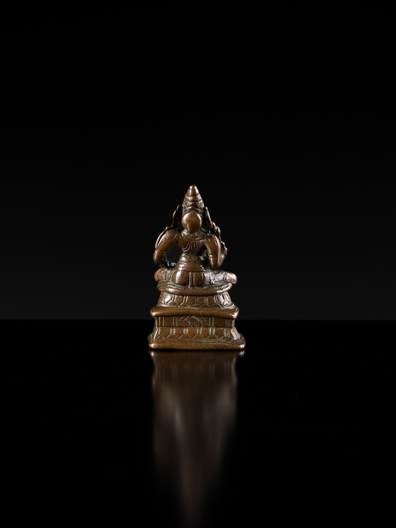 South Indian School, 16th Century | A SMALL BRONZE FIGURE OF PARVATI ...