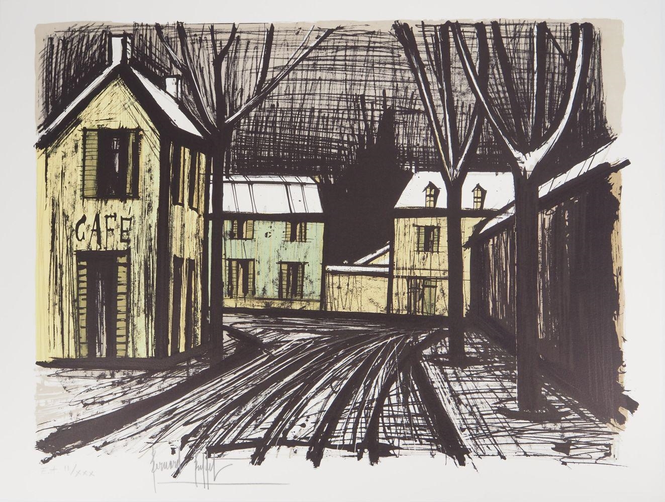 Bernard Buffet | Village Sous La Neige, 1981 (1981) | MutualArt