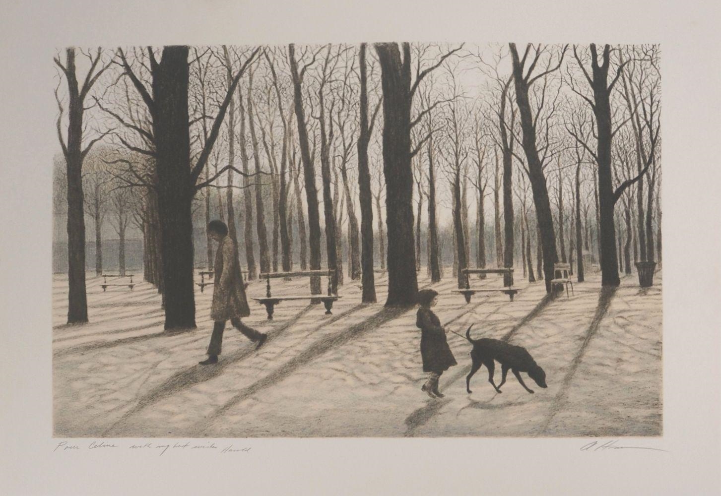 Harold Altman | Jeune Fille Et Son Chien, C.1970 | MutualArt