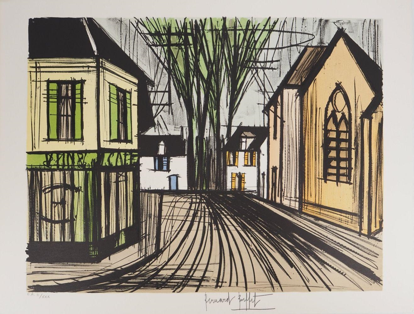 Bernard Buffet | Village En Normandie, 1991 (1991) | MutualArt