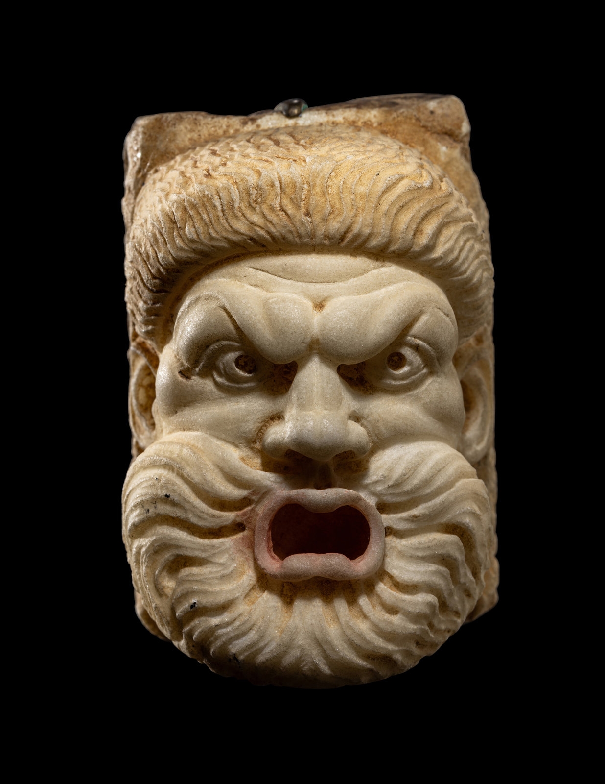 Roman School, 2nd Century | A Roman Marble Theater Mask | MutualArt