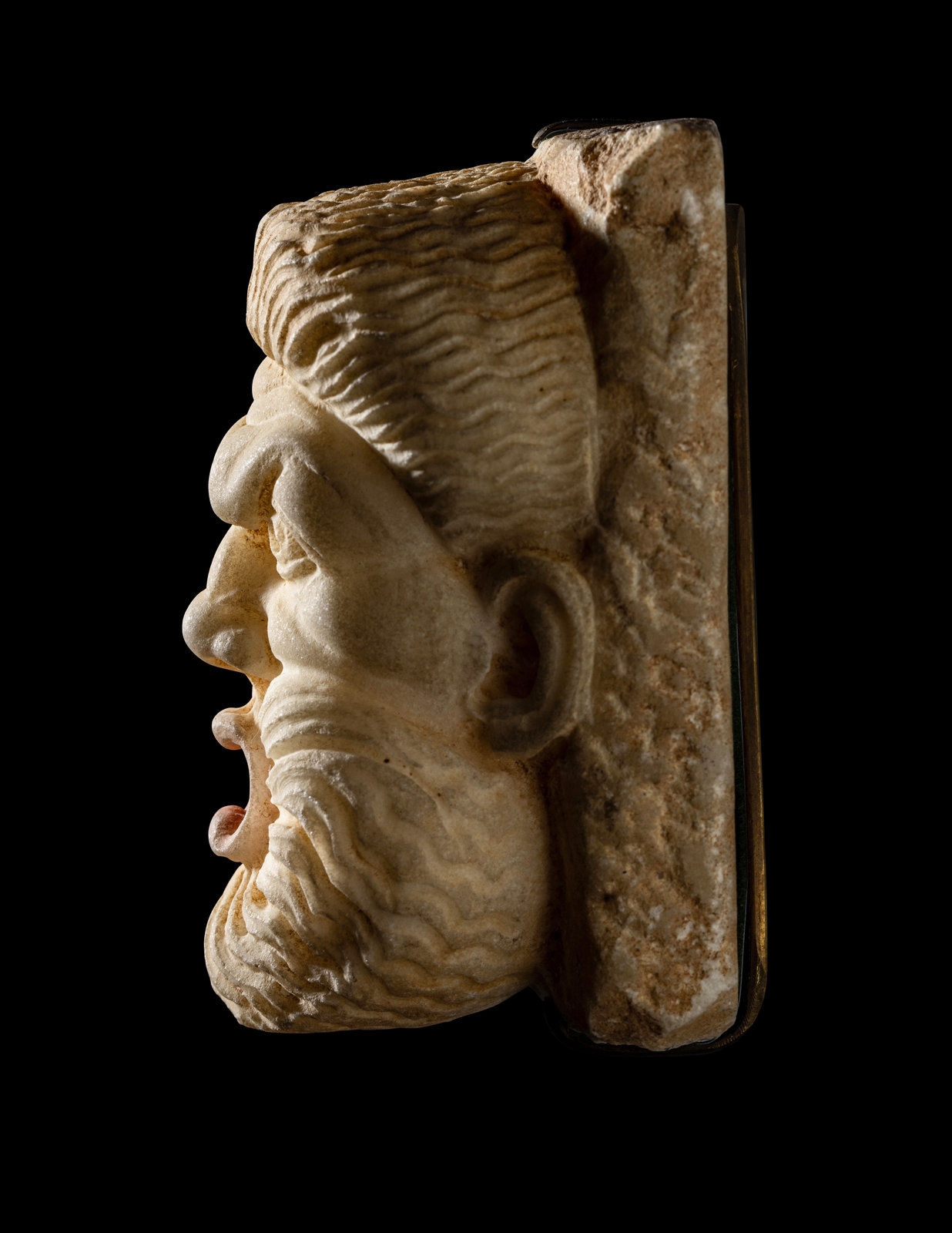Roman School, 2nd Century | A Roman Marble Theater Mask | MutualArt