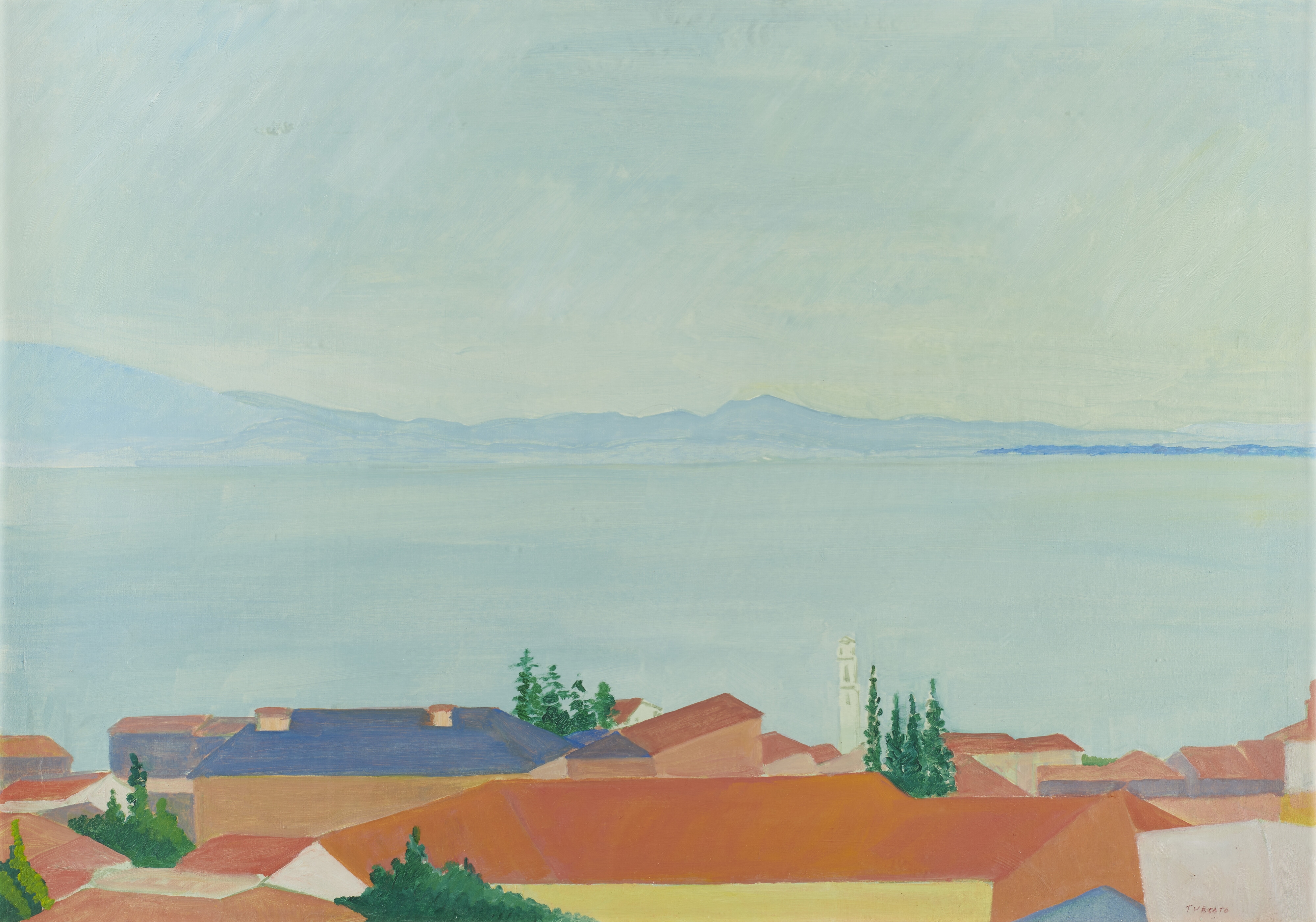 Giulio Turcato | Veduta del Garda (1982) | MutualArt