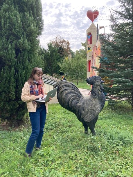Modern School | Rooster Large garden sculpture | MutualArt