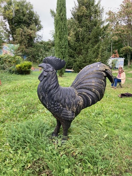 Modern School | Rooster Large garden sculpture | MutualArt