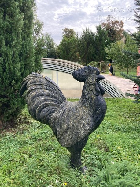 Modern School | Rooster Large garden sculpture | MutualArt