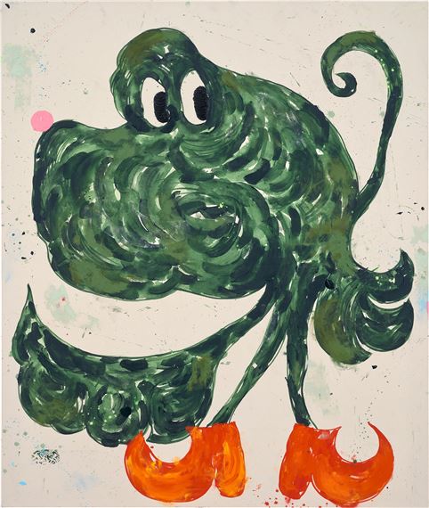 Szabolcs Bozo | Green Frog Red Shoes (2022) | MutualArt