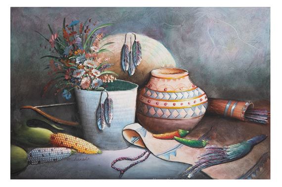Charles Redmond Benolt | Native American Still Life | MutualArt