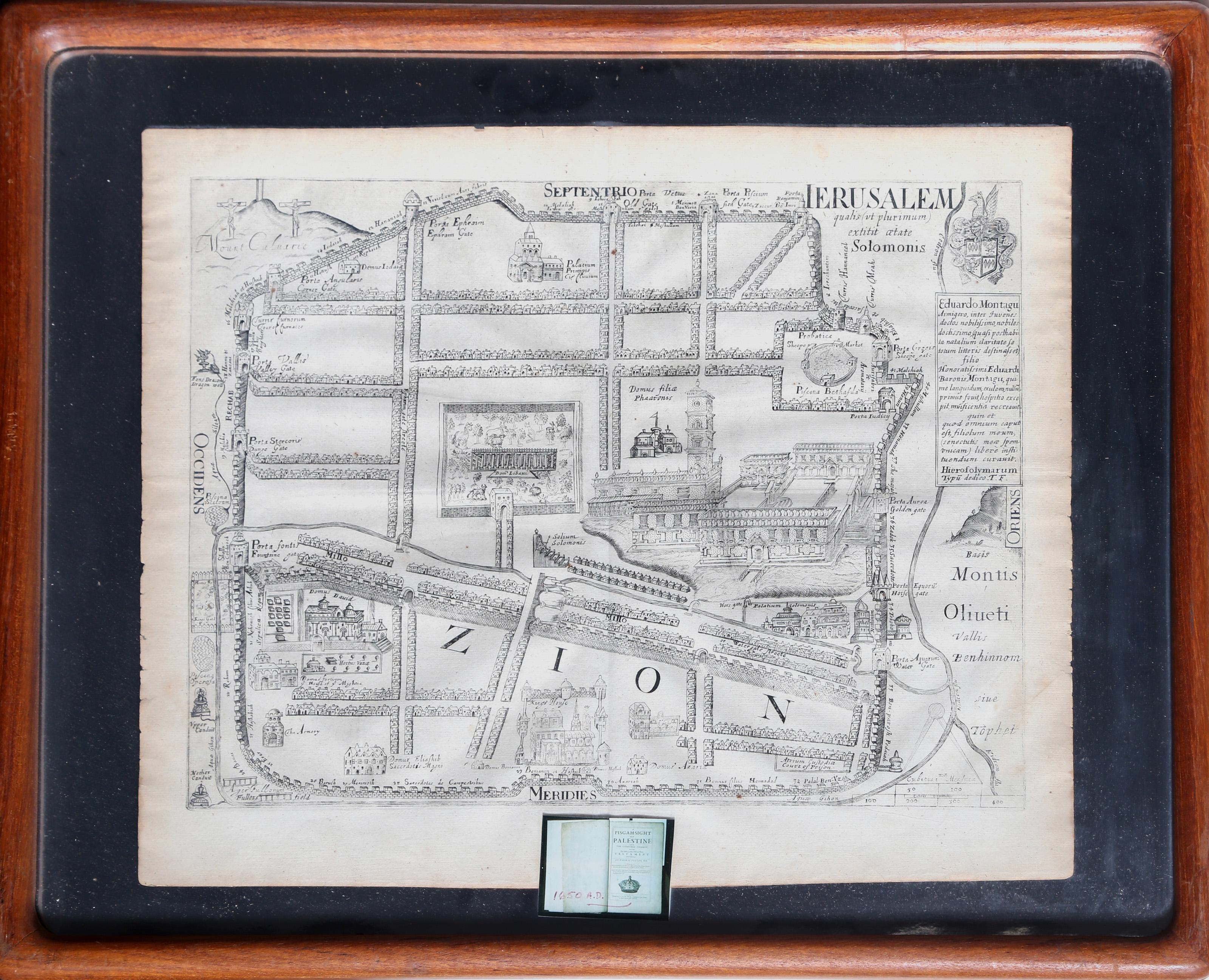 Thomas Fuller | MAP OF JERUSALEM 1650 AD (1650) | MutualArt