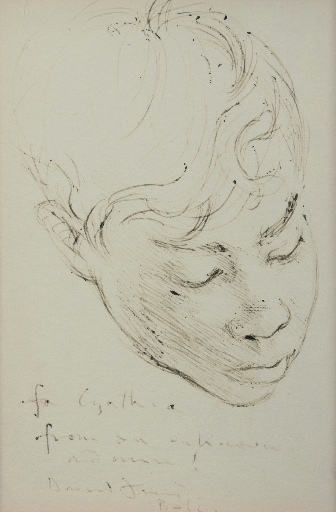 Donald Friend | Two Portrait Studies | MutualArt
