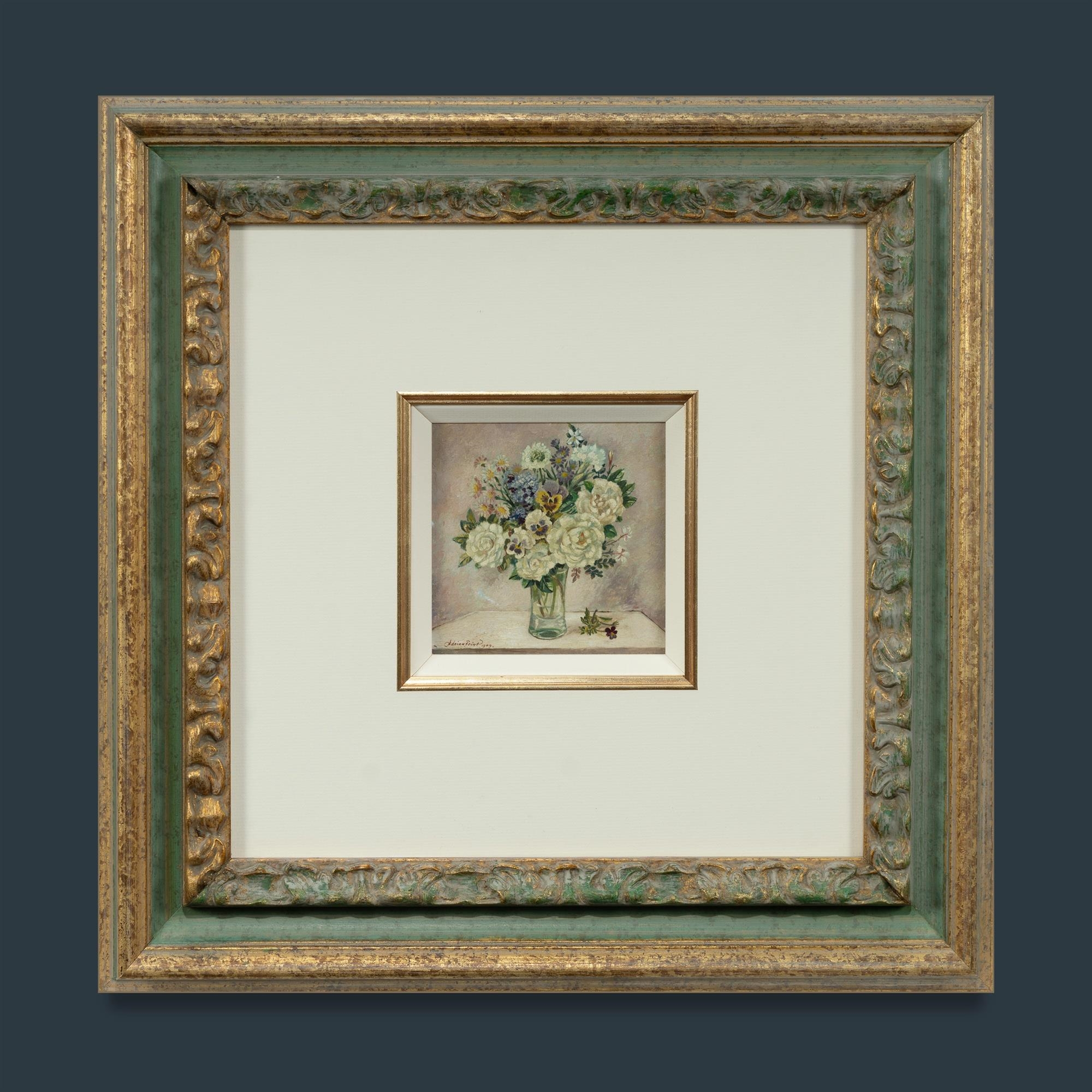 Adrian George Feint | Still life - White Bouquet (1949) | MutualArt