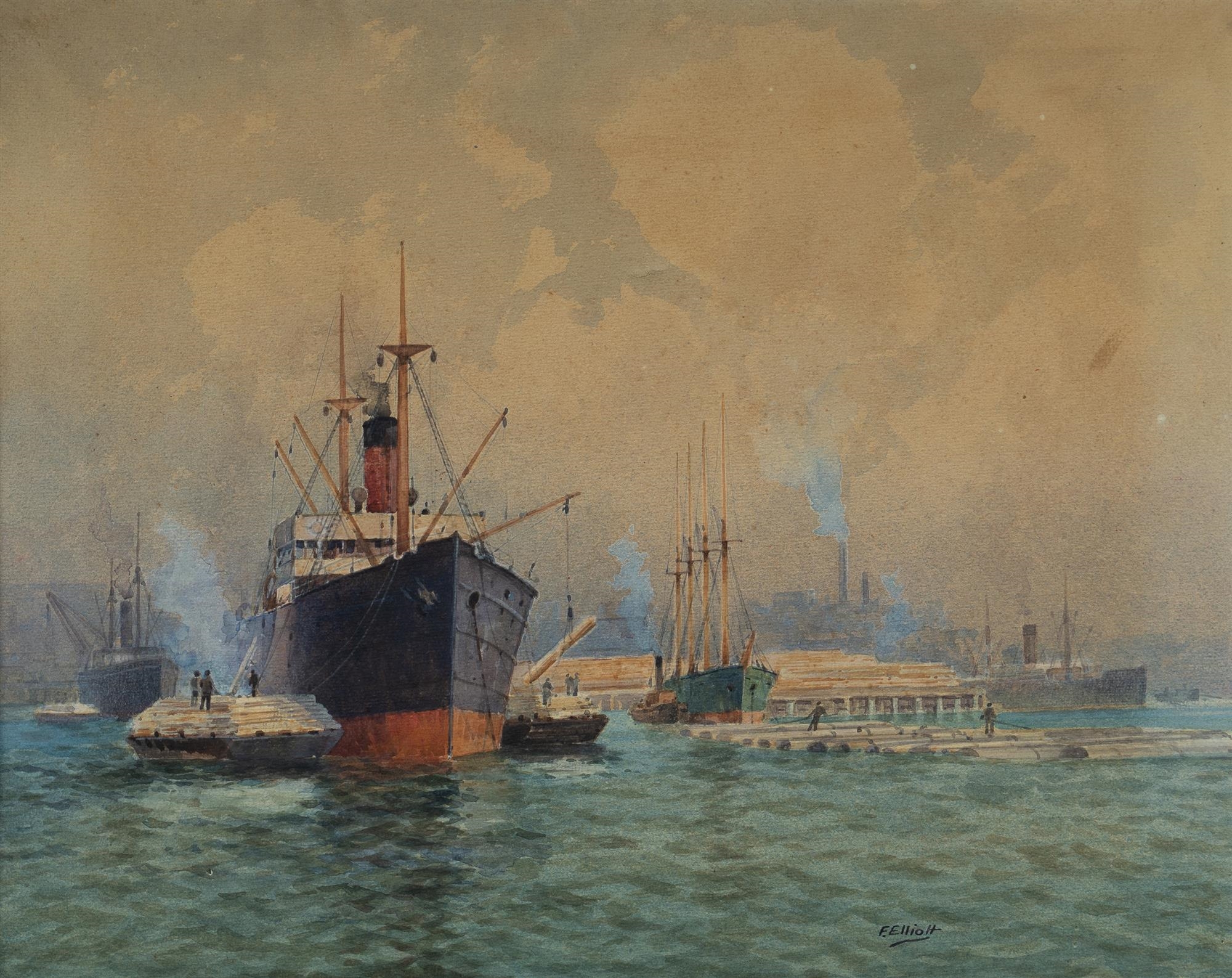 Frederick James Elliot | Shipping Logs | MutualArt