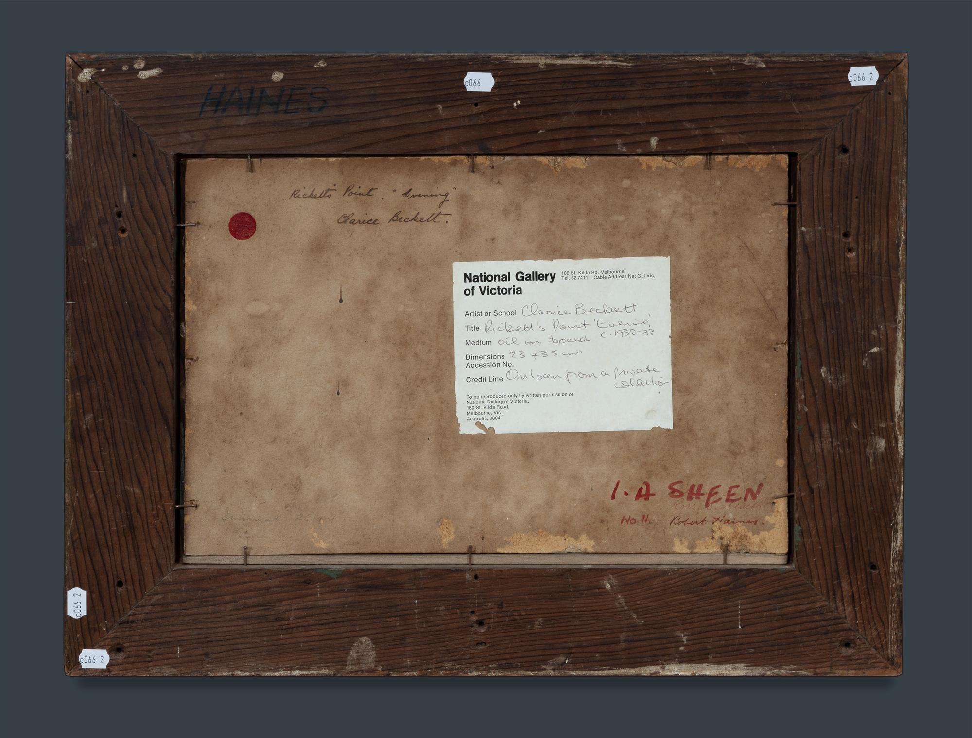 Clarice Beckett | Ricketts Point Evening | MutualArt