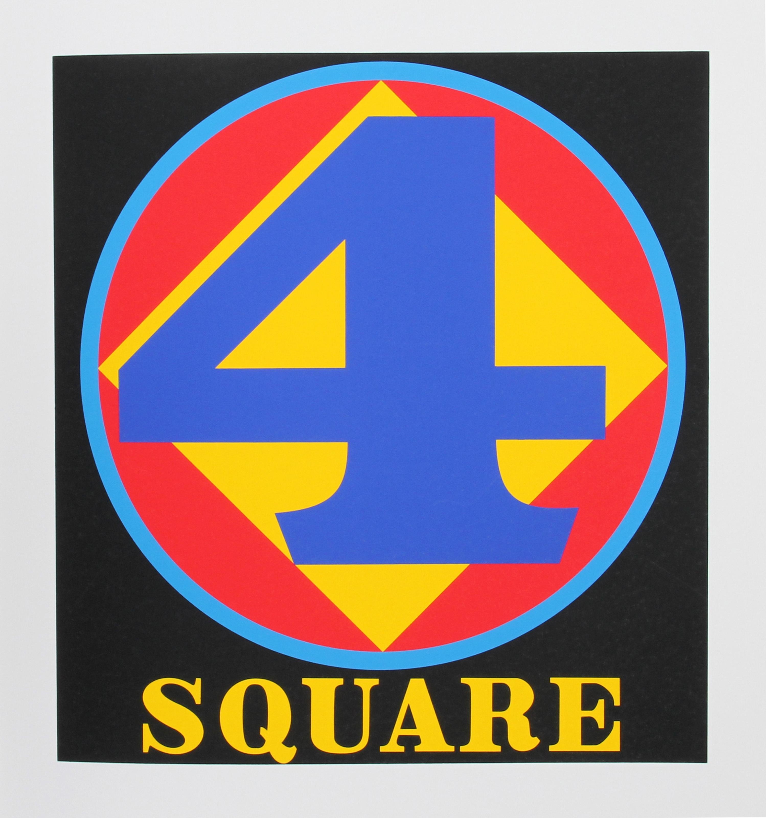 Robert Indiana | 4 SQUARE FROM THE AMERICAN DREAM PORTFOLIO | MutualArt
