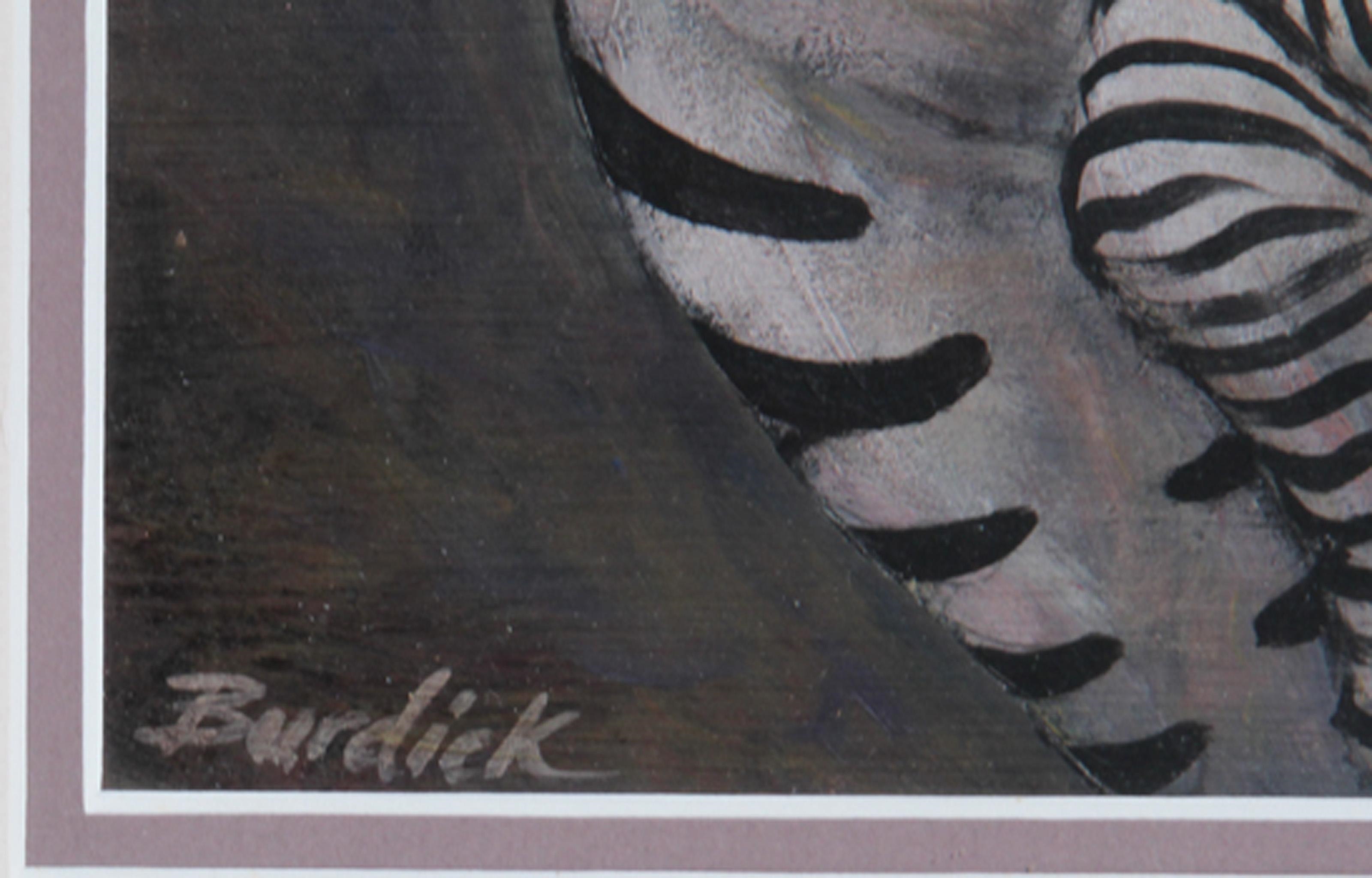Charles Burdick | ZEBRAS | MutualArt