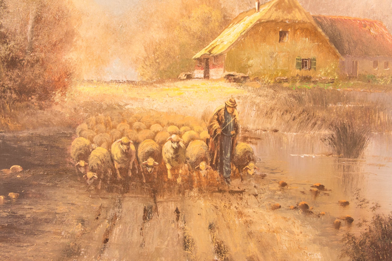 Unknown | Gemälde Hirte mit Schafe | MutualArt