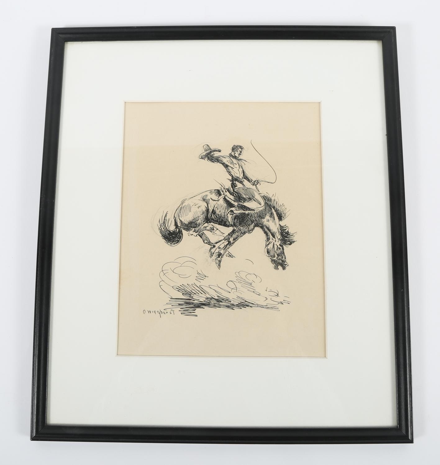 Olaf Wieghorst | Bronc Rider | MutualArt