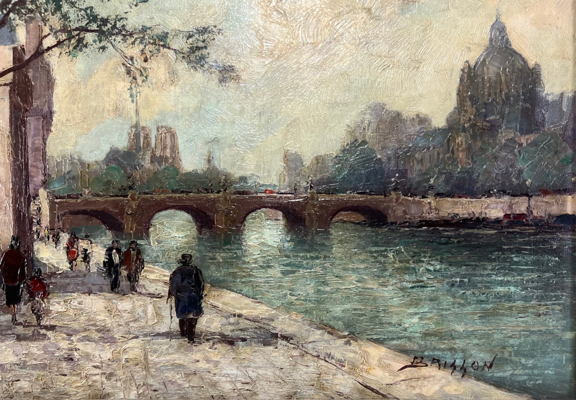 Marcel Brisson | Seine River Walk in Paris | MutualArt